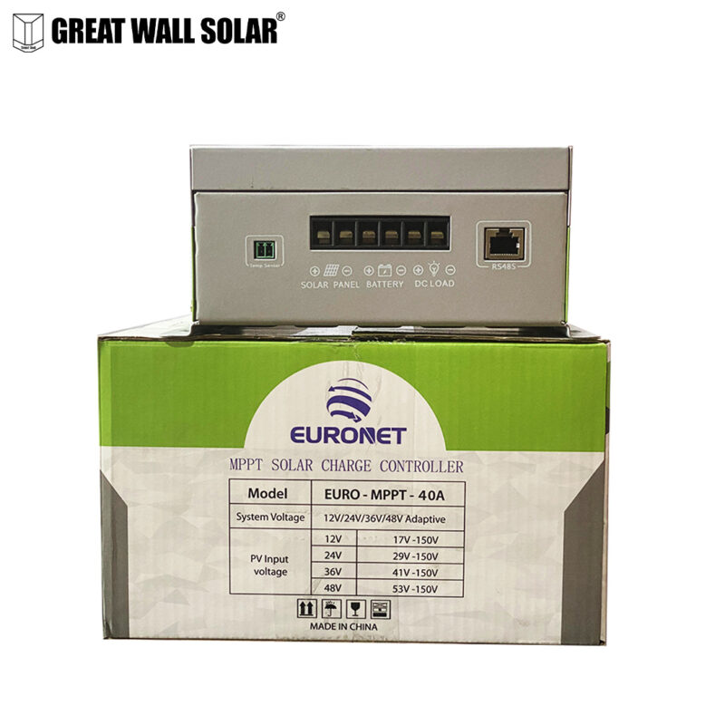 EURONET MPPT SOLAR CHARGE CONTROLLER (Euro-MPPT-40A model) – Great Wall ...